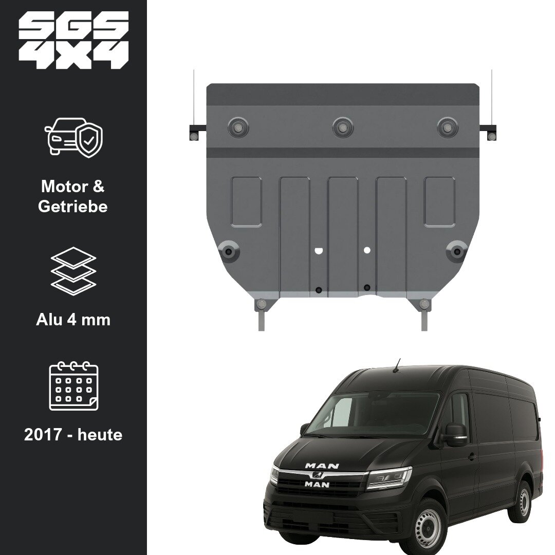 Unterfahrschutz MAN TGE Heck-, Frontantrieb/4WD Allrad | 2017- | Moto ...