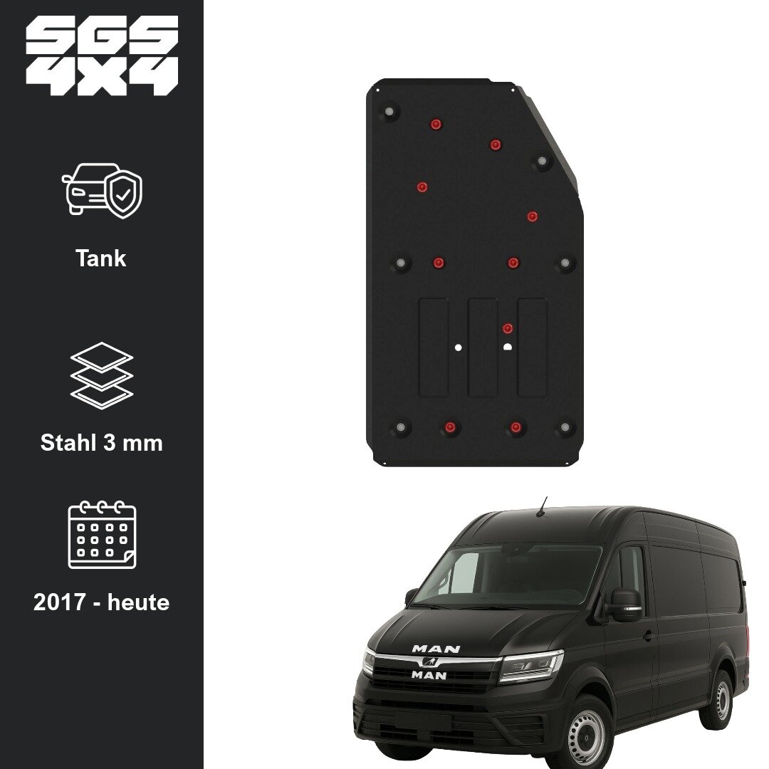 Unterfahrschutz MAN TGE Heck-, Frontantrieb/4WD Allrad, nicht für AdB ...